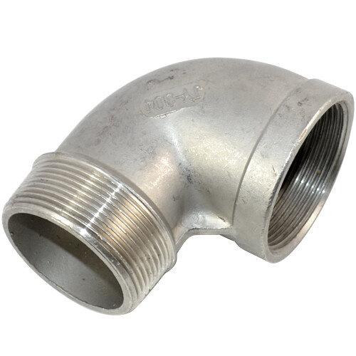 OD 2" inch BSP Female to Male Street Elbow 90 Degree Threaded Pipe ...