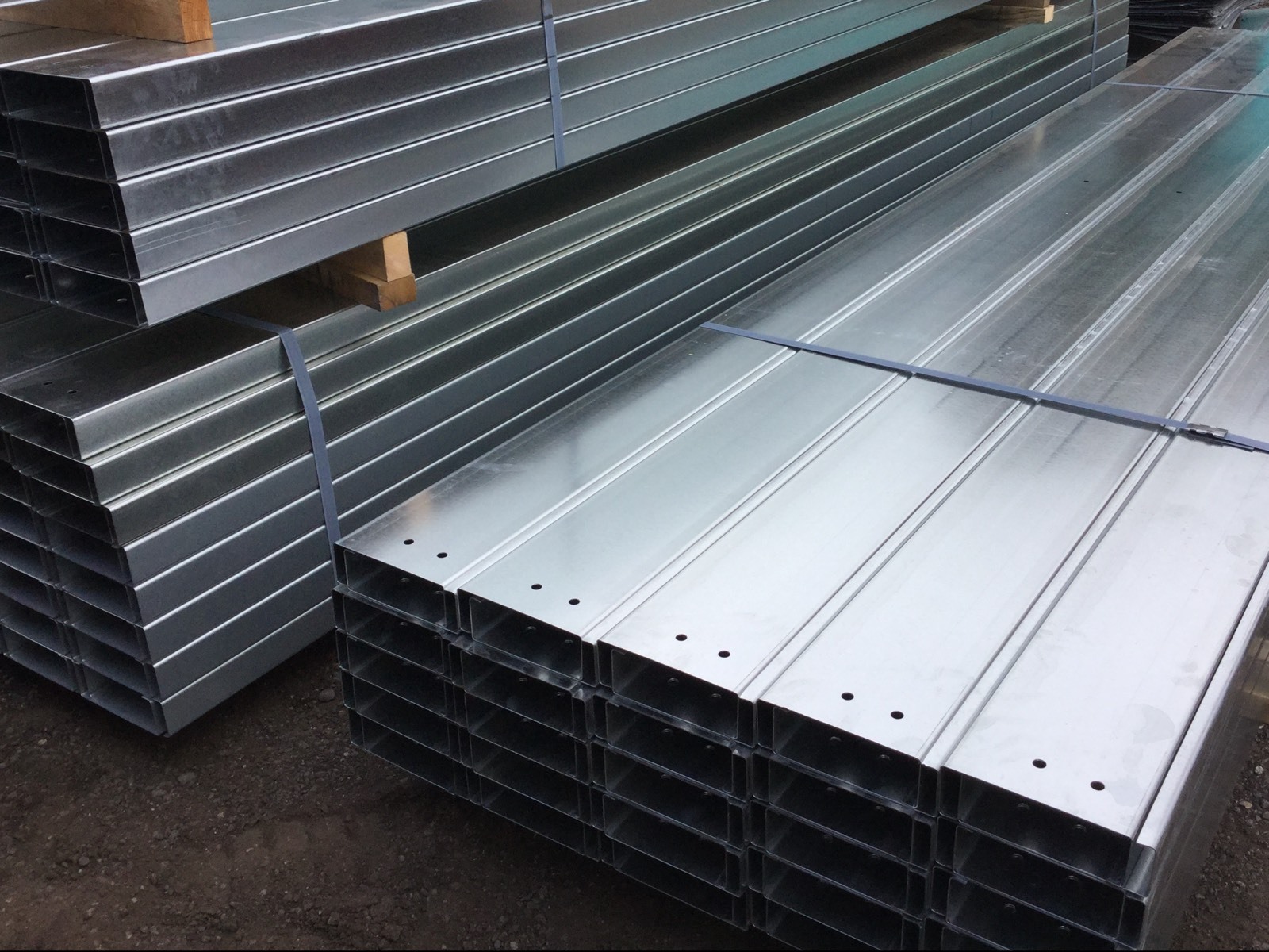 6m Long, Mezzanine Floor C section Steel purlins, Roofing,Purlin, Joist ...