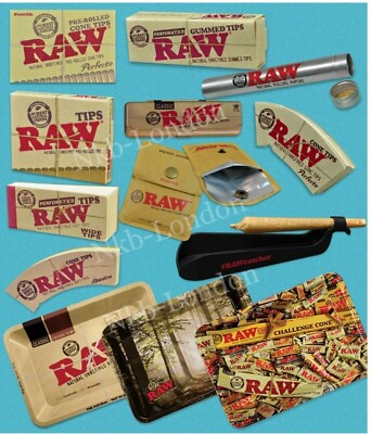 RAW PRE ROLLED TIPS FILTER ROACHES PAPER NATURAL ROLLING PERFECTO ...