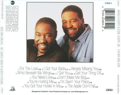EDDIE LEVERT/GERALD LEVERT - FATHER AND SON NEW CD 81227981983 | eBay