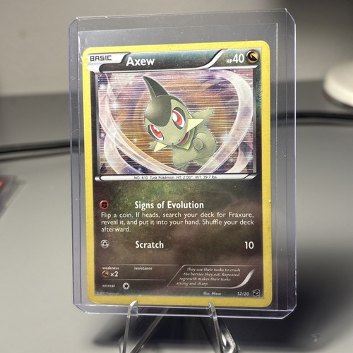 Axew Holo 12/20 BW Dragon Vault Promo Pokemon Card - NM | eBay