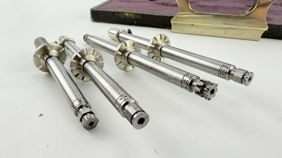 Watchmaker UBA Jacot Tool Watch Balance Staff Wheel Pivot Polisher Set ...