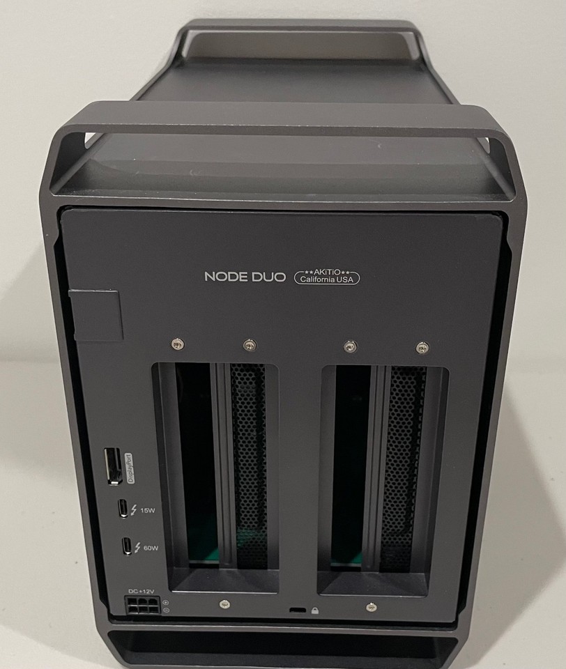 Akitio Node Duo Thunderbolt 3 to X2 Half Length PCIe Expansion Box | eBay