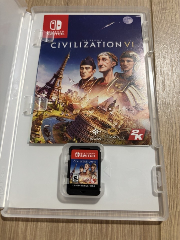 Sid Meier's Civilization VI Nintendo Switch Strategy Game Cartridge And ...