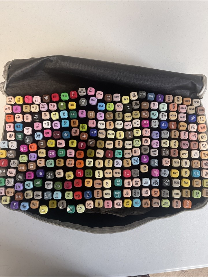 Alcohol Markers 262 Colors Drawing Pens Set Dual Tip Permanent Art ...