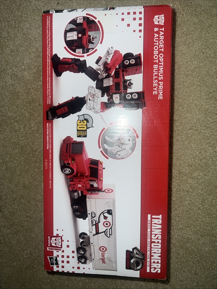 Transformers Optimus Prime & Bullseye 2-Pack Figure Set Target ...