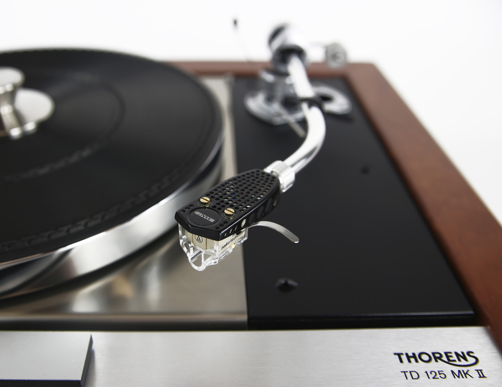 Restored Thorens TD 125 MKII turntable with SME 3009 pear wood frame | eBay