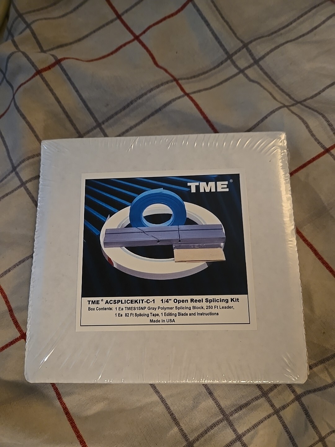 Splicing Kit Open Reel Audio W/ Gray 1/4" Splicing Block NEW | eBay