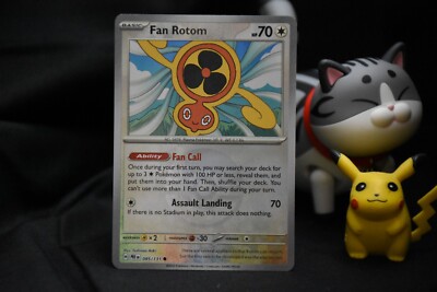 Fan Rottom 85/131 Poke Ball Pokemon Prismatic Evolutions NM | eBay