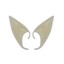 4-Pr Clip LATEX GLOW/FLESH VULCAN FAIRY ELF EARS Cosplay Costume Prop ...
