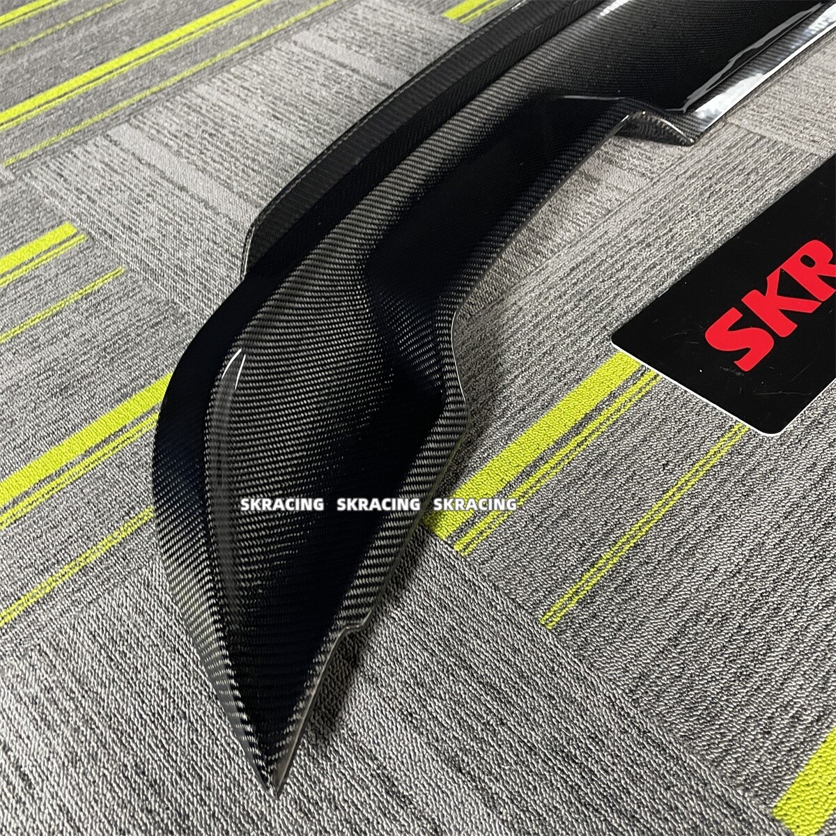 Carbon Fiber Double Layer Rear Trunk Spoiler Wing For Ford Mustang ...