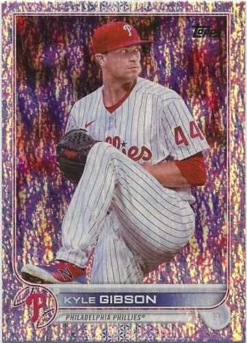 2022 Topps Factory Set KYLE GIBSON Sparkle Foil Board /390 PHILLIES #57 ...