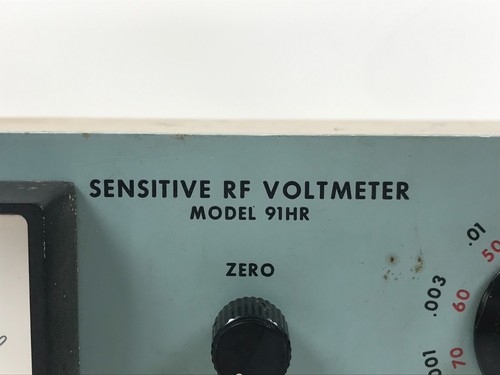 Boonton Electronics Corp. 91HR Sensitive RF Voltmeter | eBay