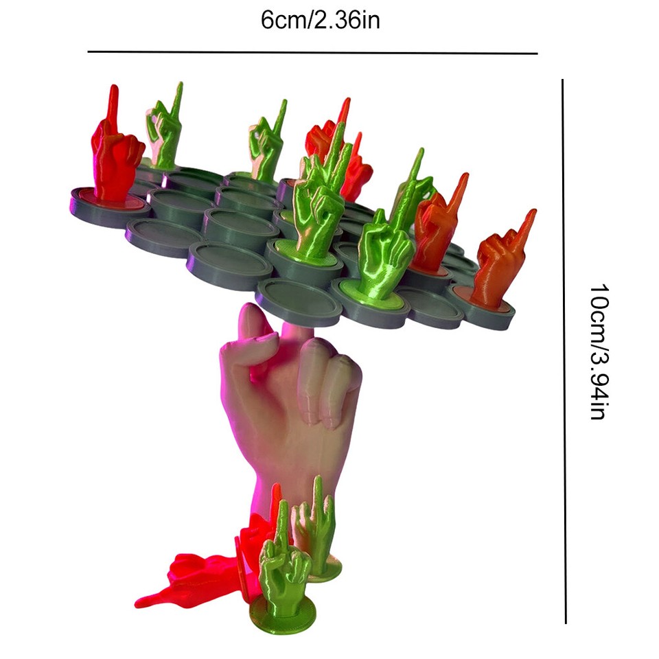 Middle Finger Balance Game Fun Two Player Game Tabletop Game Balance ...