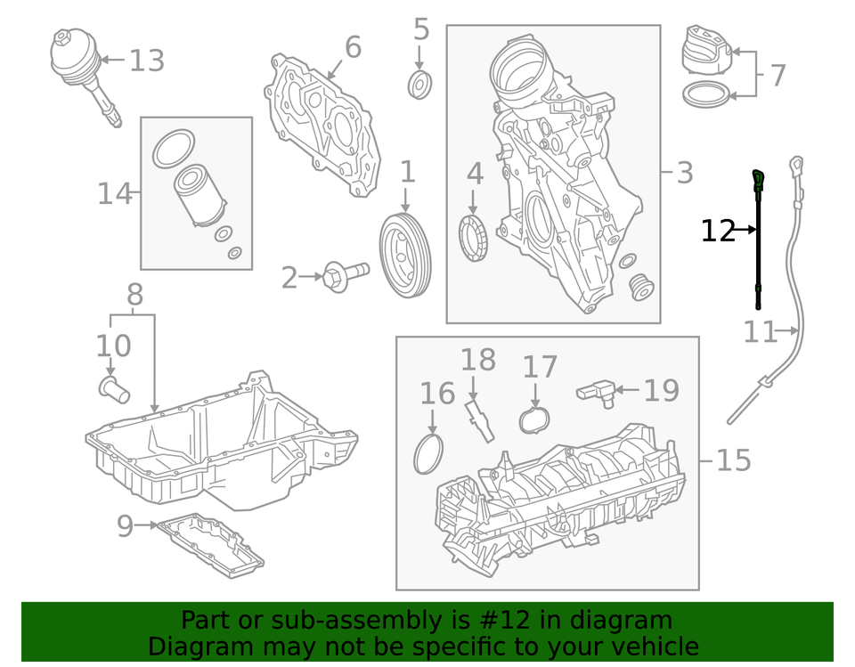 Genuine Mercedes-Benz Dipstick 274-010-74-12 | eBay