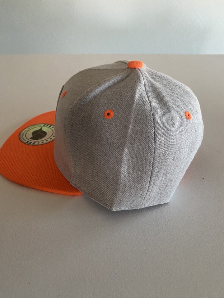 MIAMI DOLPHINS Retro 1966 Throwback Classic Logo Snapback Gray Orange ...