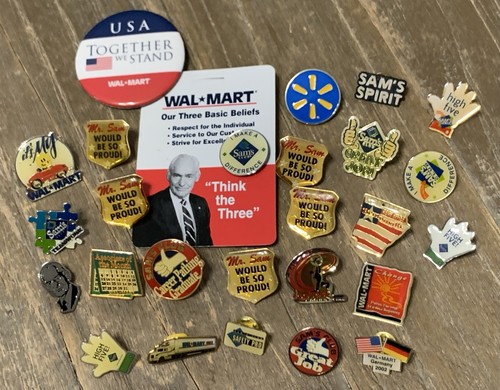 Walmart Sams Club Lapel Pins Associate Employee Home Office - Lot 26 ...