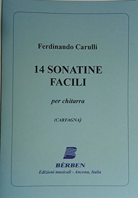 14 sonatine facili carulli ferdinando B00BY1H6CE | eBay