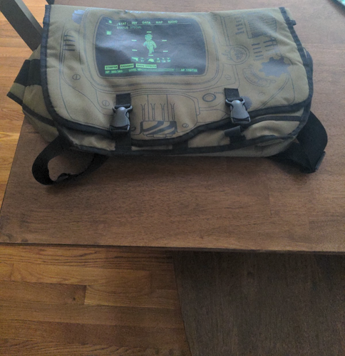 Bioware Fallout Pipboy Messenger Bag Backpack | eBay