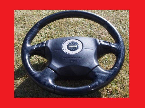 Subaru Impreza WRX STI GC8 Genuine MOMO Leather Steering Wheel MOMO JDM ...