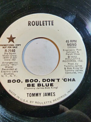 Tommy James - Boo, Boo, Don't Cha Be Blue mono/stereo Promo F254 | eBay
