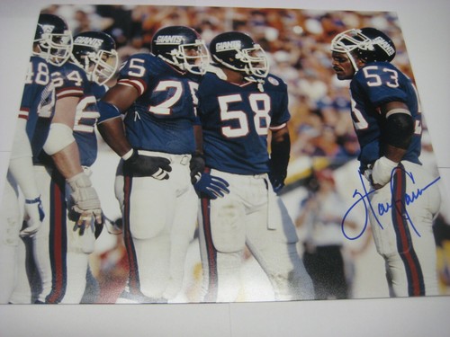 NY GIANTS HALL OF FAMER HARRY CARSON AUTOGRAPH SIGNED PHOTO COA FREE ...