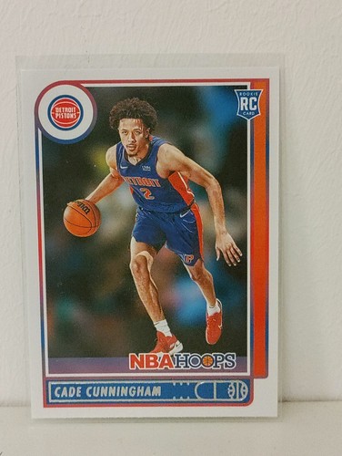 2021-22 PANINI NBA HOOPS BASE CADE CUNNINGHAM ROOKIE #201 | eBay