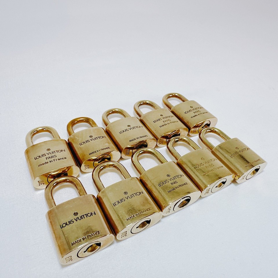 Louis Vuitton Padlock Keys 10Set Gold Color random Matching locks and ...