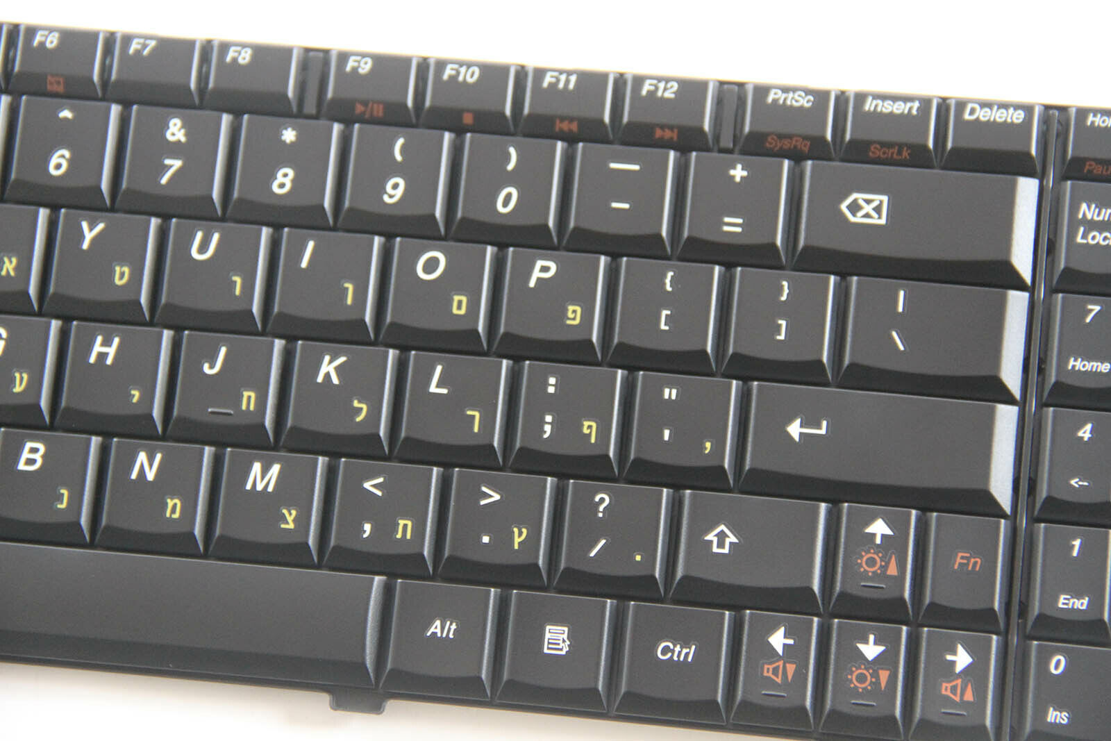 Hebrew English Keyboard for Lenovo Ideapad G560 G560A G565 G560L ...