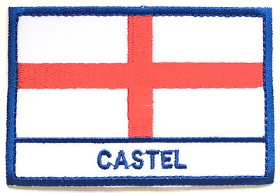 Castel England Town & City Embroidered Sew on Patch Badge | eBay