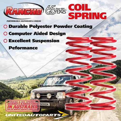 Rear Rancho 30mm 0KG-GVM Coil Springs for Toyota Landcruiser 200 NON ...
