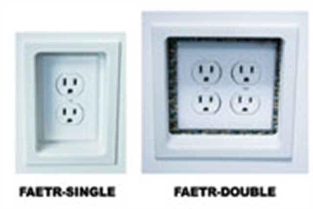 FastCap Etr-double Electric Trim Ring Number of Gangs 2 Plastic Smooth ...