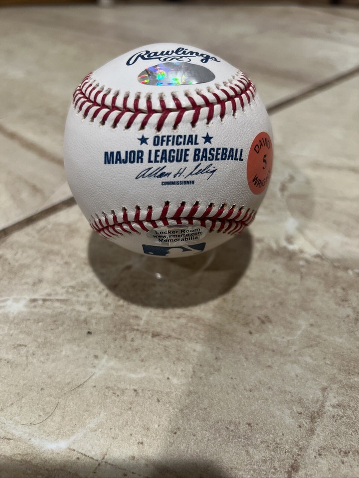 New York Mets David Wright Signed Official Major league baseball used ...