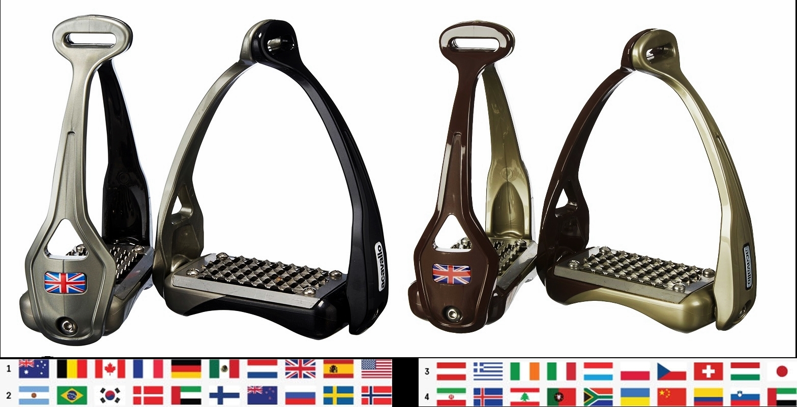 STAFFE ACAVALLO OPERA ABSORBING BALANCE STIRRUPS | eBay