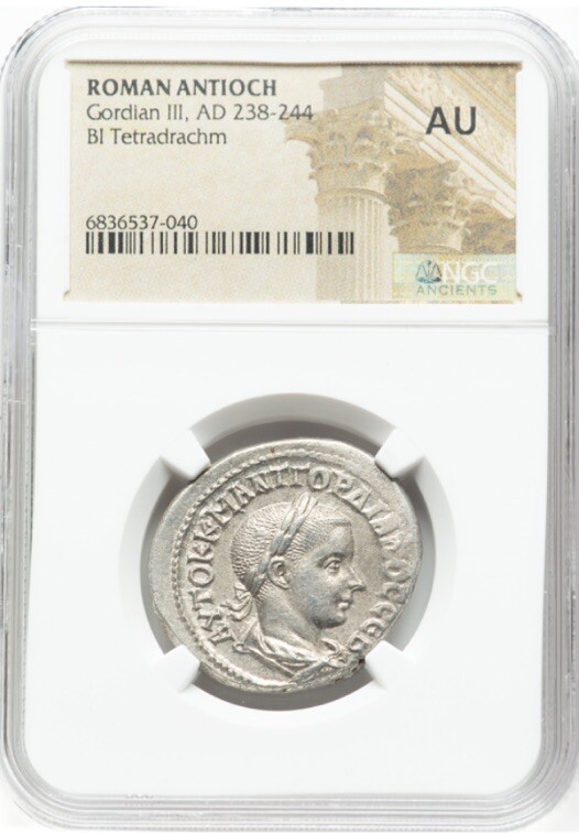 Tetradrachm Gordian III 238-244 AD Antioch Roman Empire Silver Coin ...