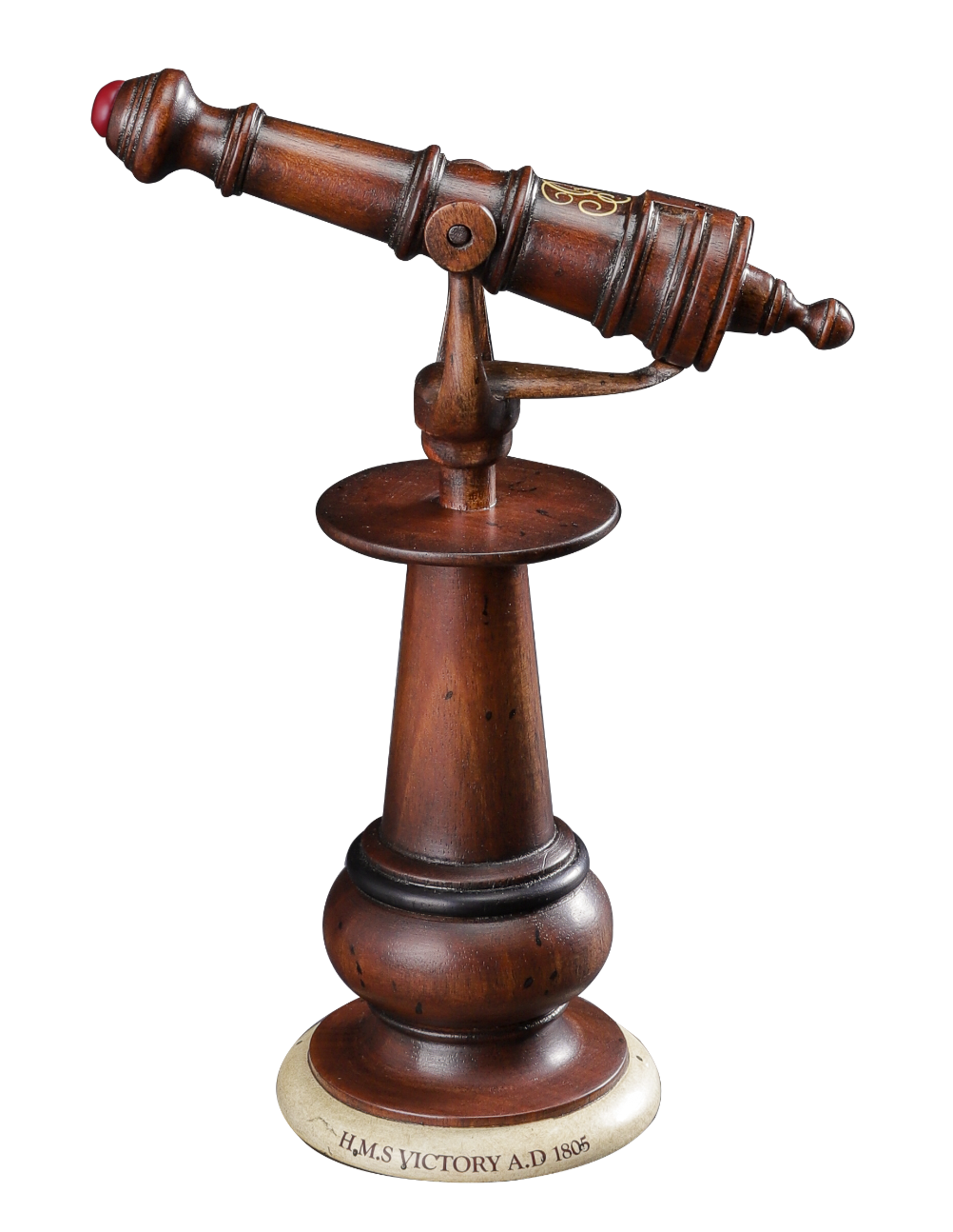 Swivel Gun Cannon HMS Victory 1805 Wooden Model 8.5" Navy Warship Naval ...