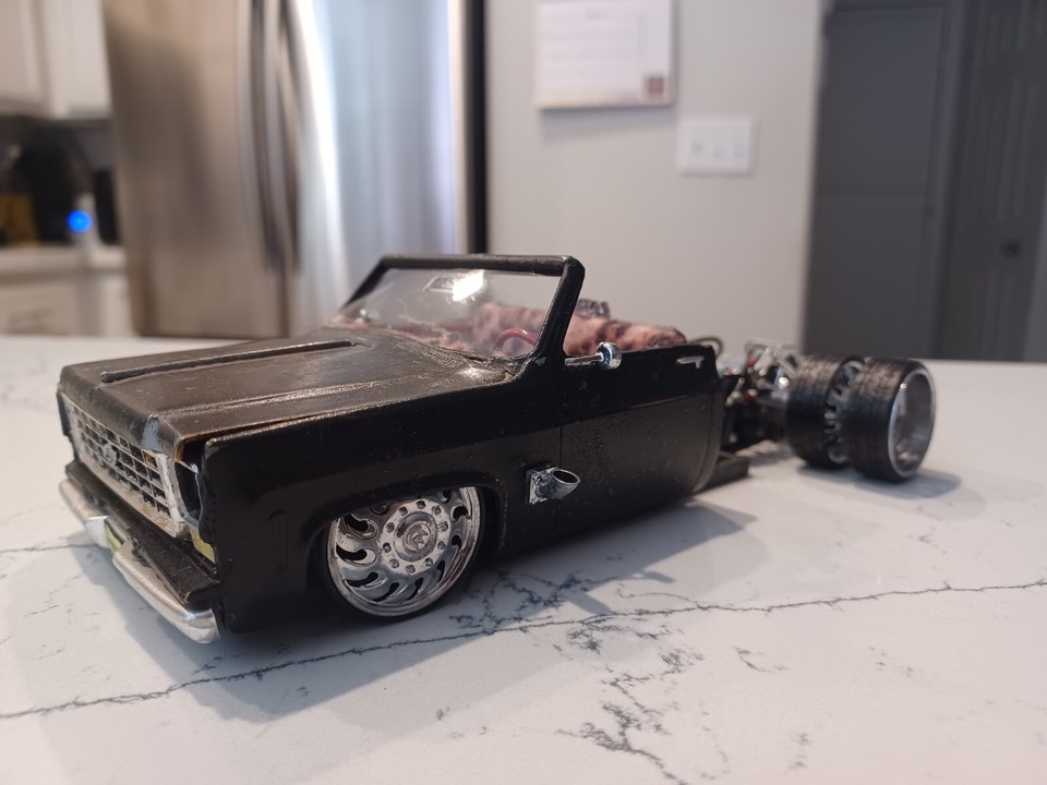 1/24 Custom Revell C10 Dually Doolly Model Kit Full Show Build Tons Of ...