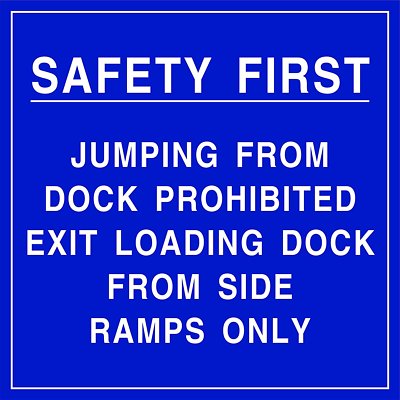 Safety Sign,Don't Jump Sign,Jumping from Dock Prohibited,Sign Board ...
