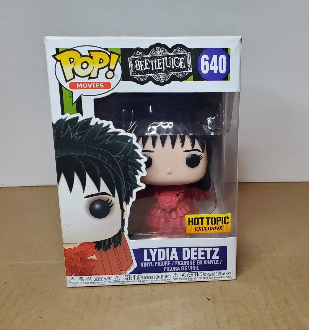 Funko Pop! Beetlejuice Lydia Deetz #640 Hot Topic Exclusive Figure ...