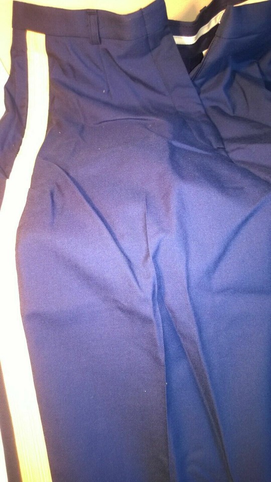 US Army Men's ASU Dress Blues Service Uniform Braided Pants/Slacks Size ...