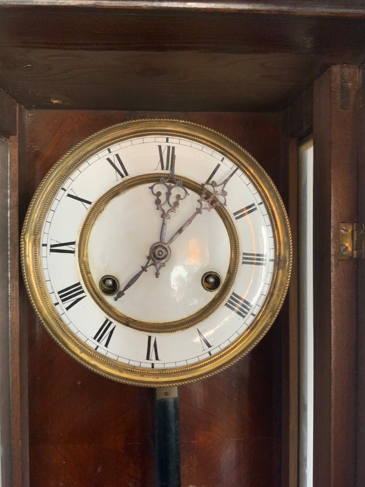 Antique German Wall Clock 1900s | eBay UK