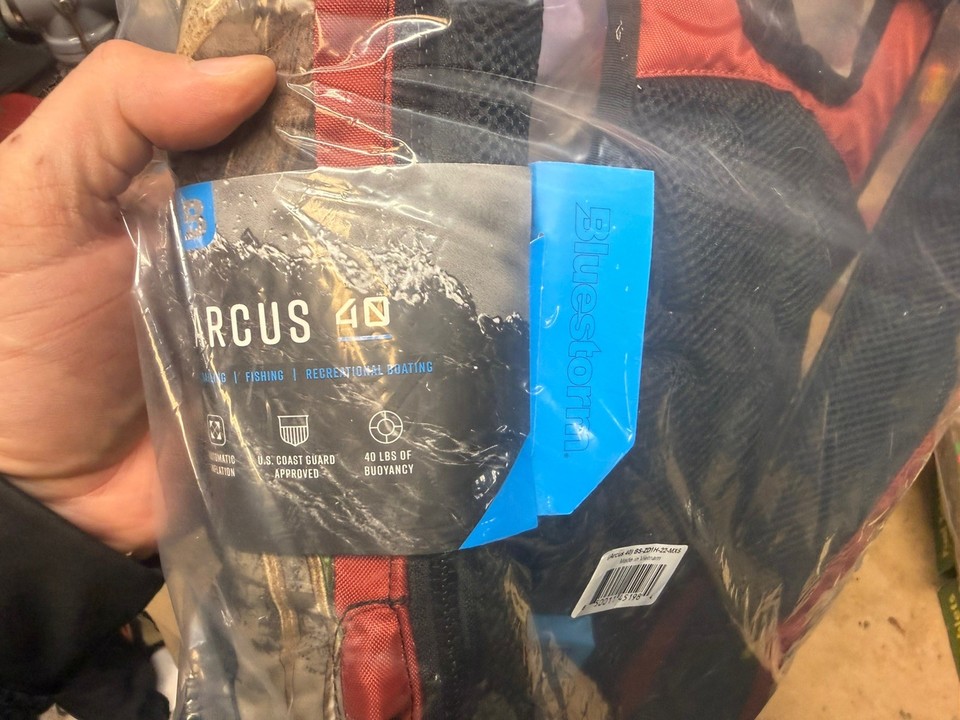 Bluestorm Arcus 40 Inflatable AUTOMATIC Life Jacket USCG approved, MAX ...