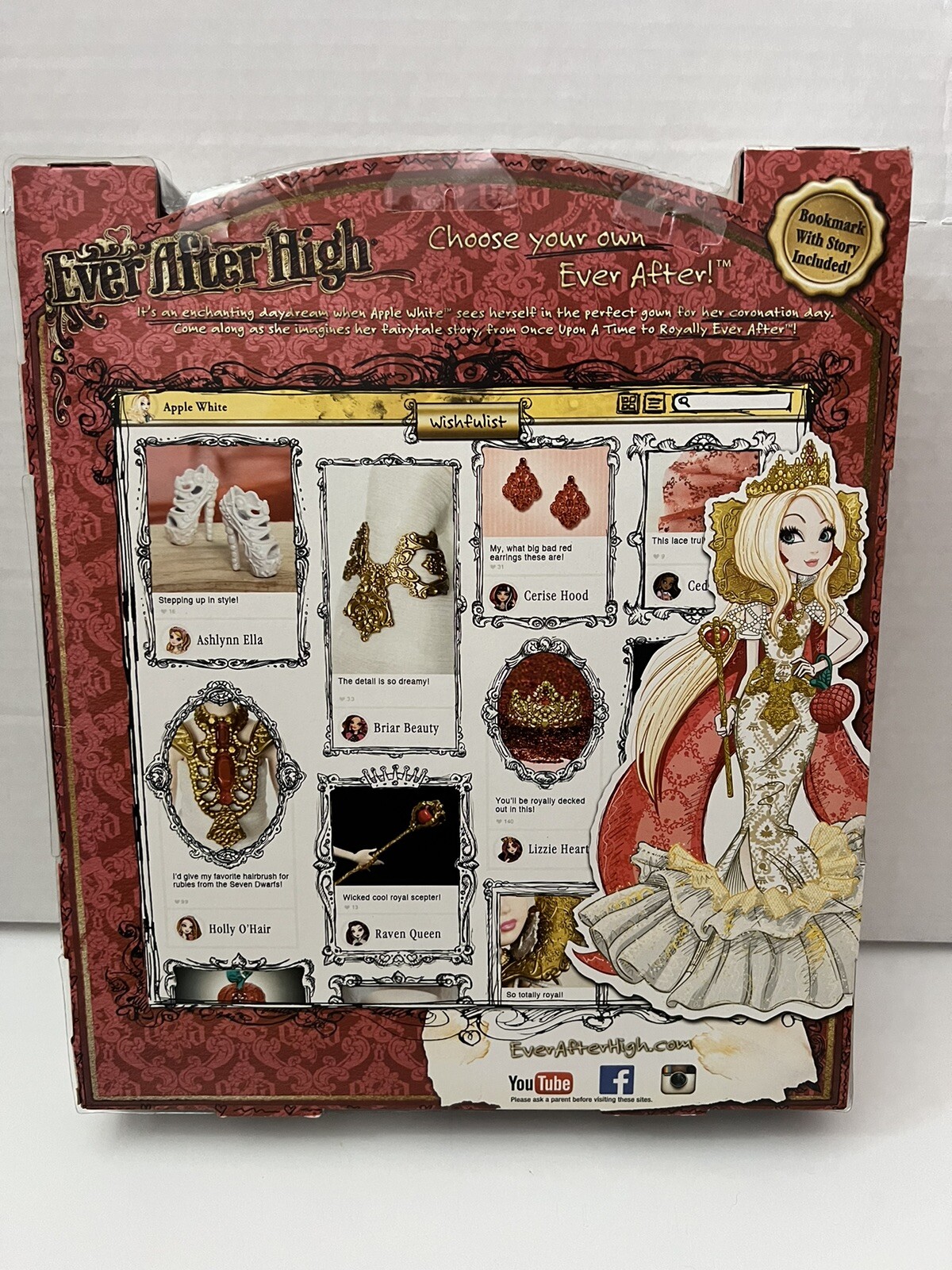 Ever After High Royally Ever After Apple White Mattel Doll NRFB NEW | eBay
