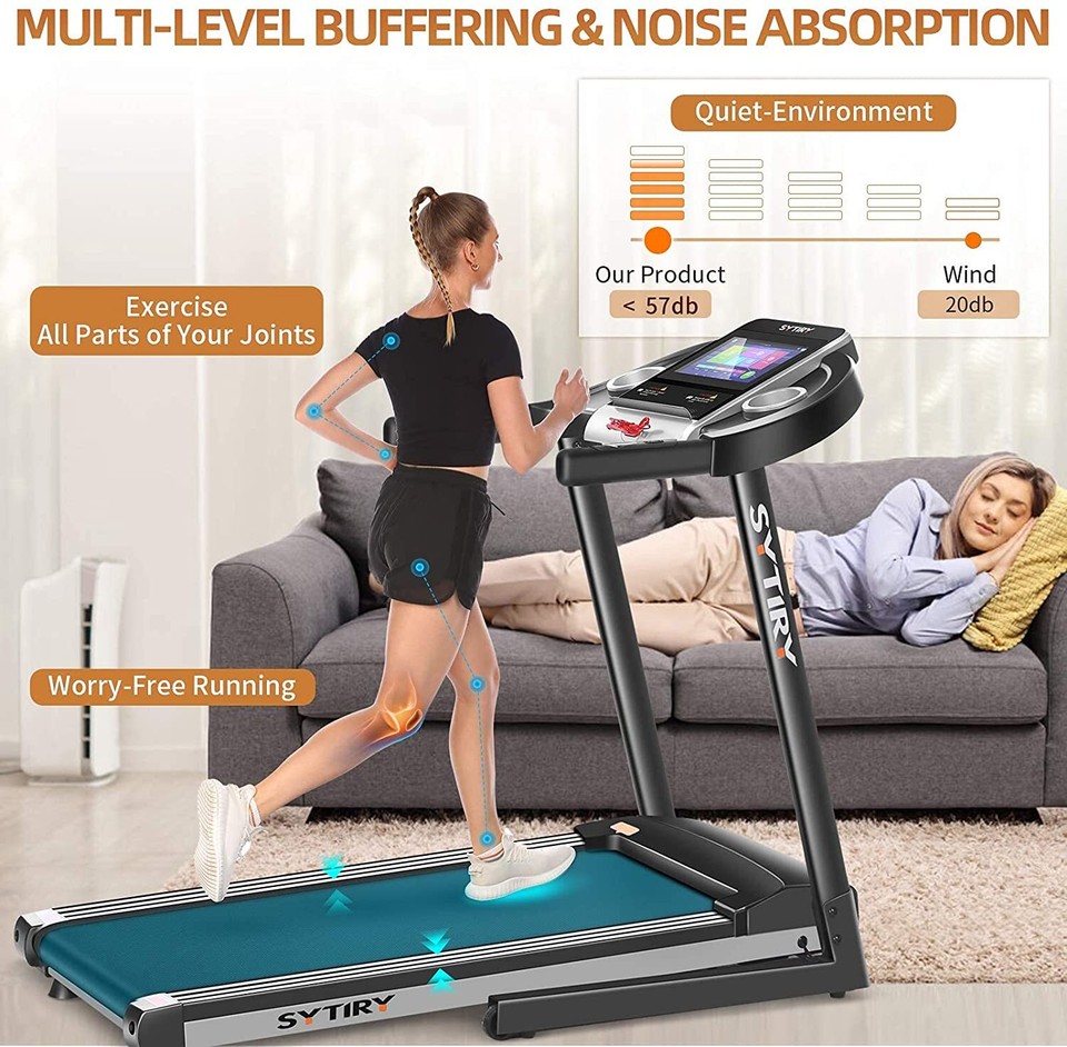 Treadmill 3.25 HP Electric Cardio Running Machine Incline Foldable for ...
