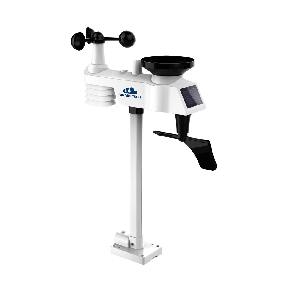 Home Wi-Fi Smart Weather Station Big 10" Color LCD and Outdoor Wireless ...