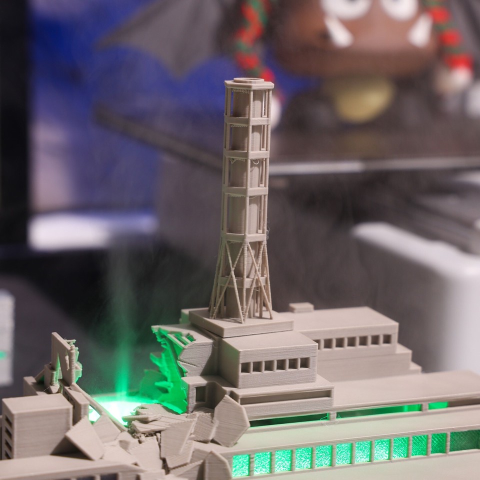 Chernobyl Plant Disaster Catastrophe Humidifier 3D Print LED Light Desk ...
