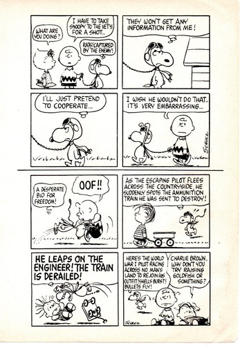 1960's Vintage PEANUTS COMIC STRIP Pin-Up ART - SNOOPY GOES TO THE VET ...