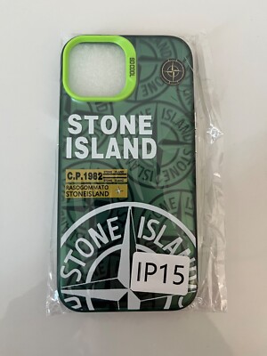 Coque / Case Stone Island iPhone 15 Neuve Verte Qualité prémium | eBay