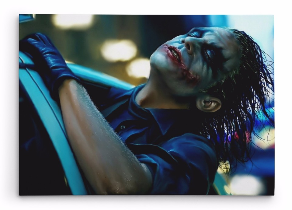 Batman Dark Knight The Joker's Joy Ride Gallery Canvas Wall Art (Ready ...