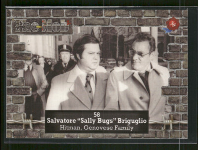 2023 Historic Autograph's Mob 2 Card #58 Salvatore Sally Bugs Briguglio ...